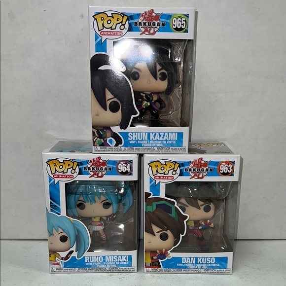 Funko | Toys | Bakugan Pop Animation Figures Set | Poshmark